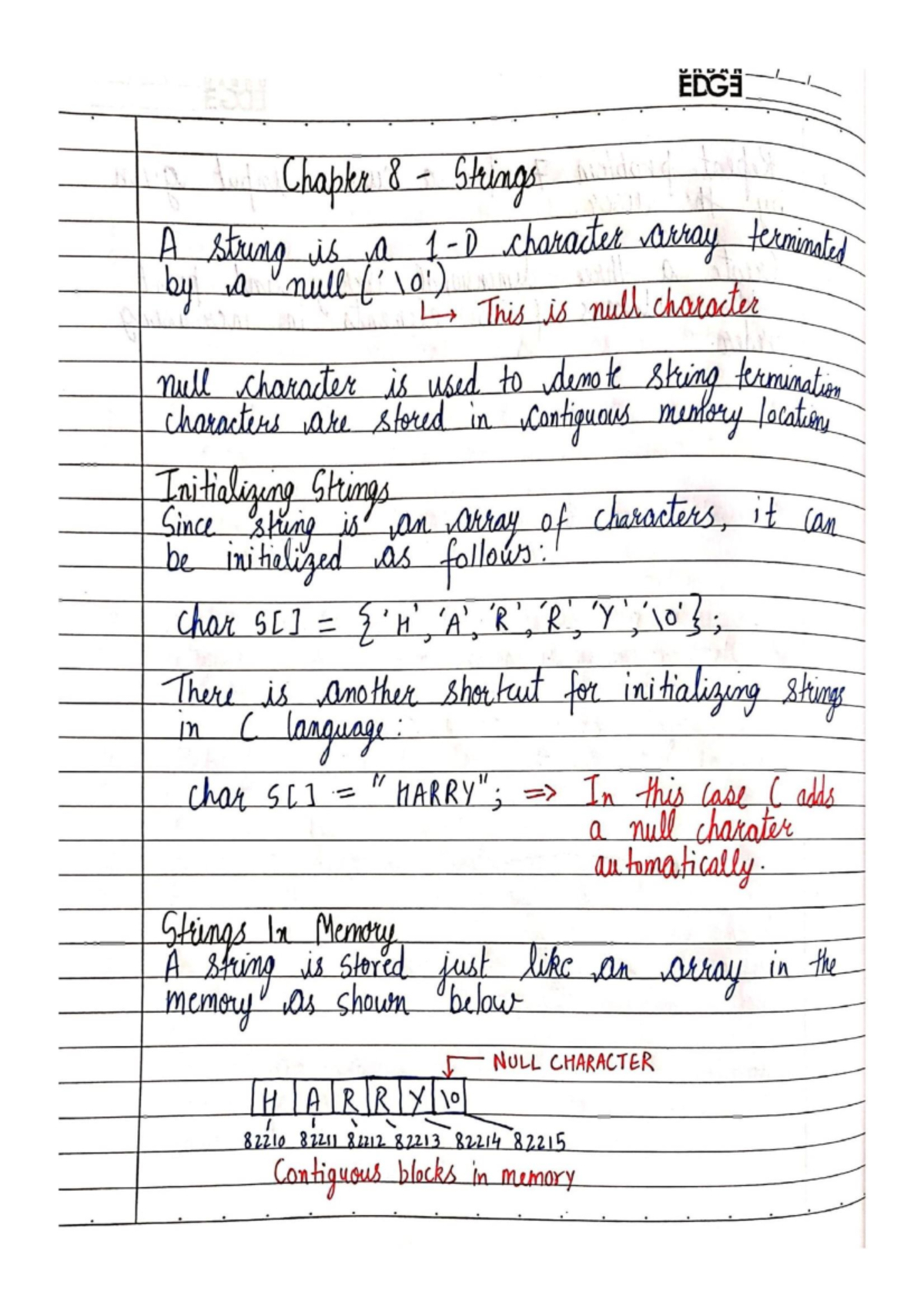 Chapter 8 - Strings - PPS - B.tech - Studocu