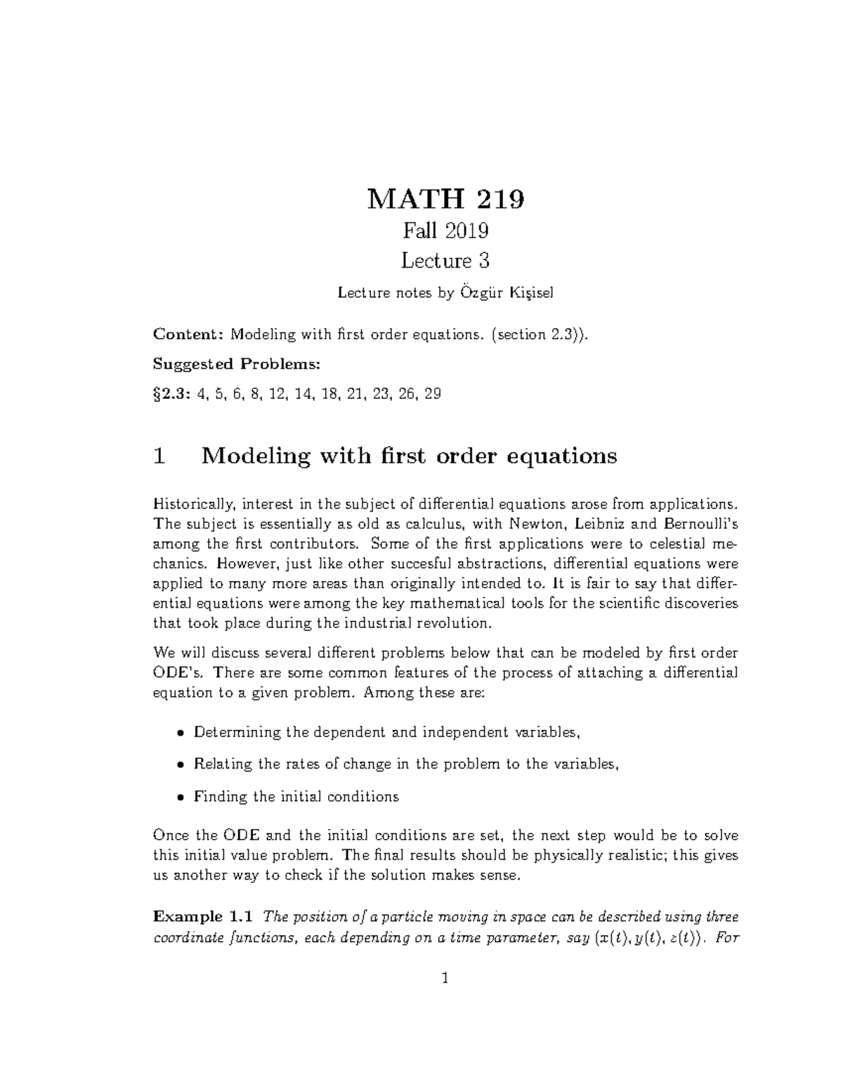 tem20037 lecture notes - MATH 219 Fall 2019 Lecture 3 Lecture notes ...