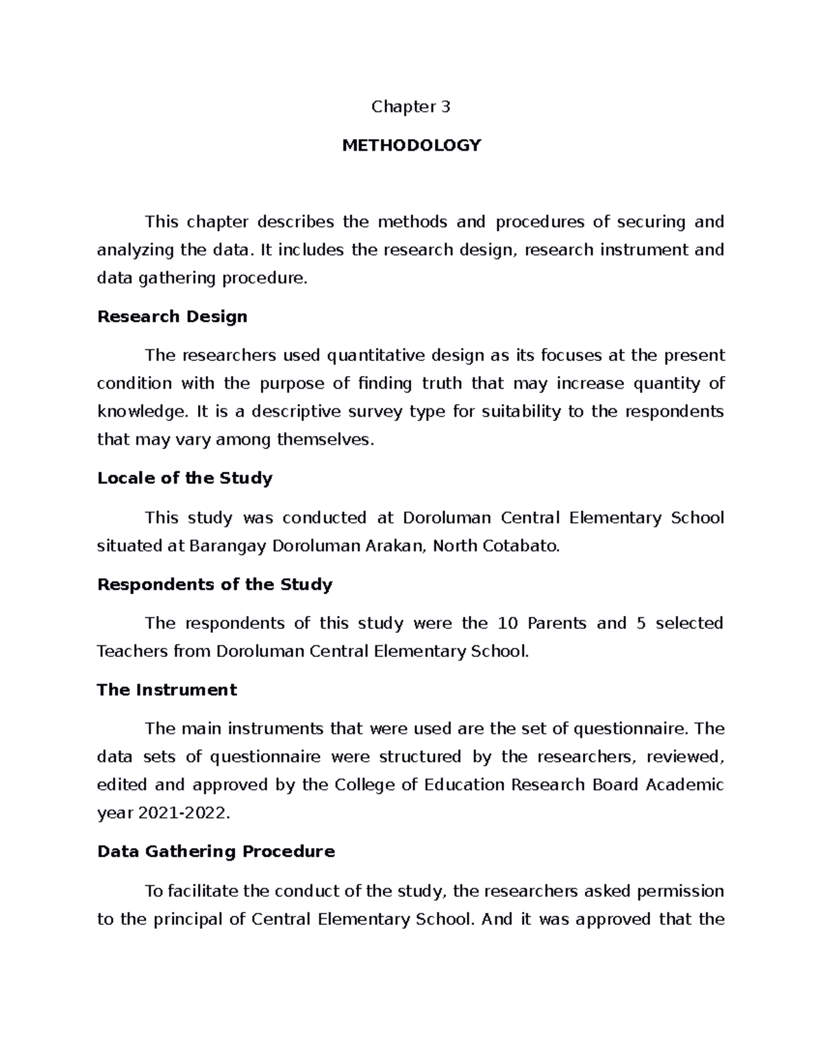 Chapter 3 - Hdrug - Chapter 3 METHODOLOGY This chapter describes the ...