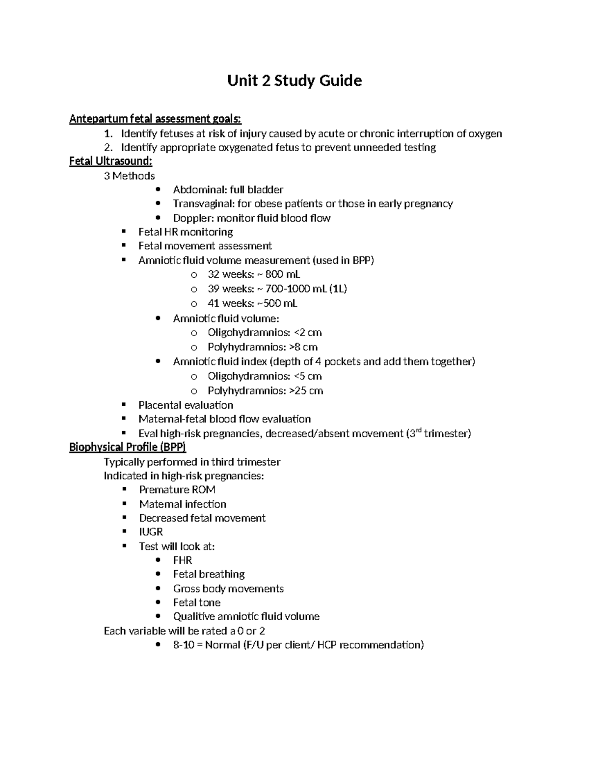 Nursing 148 Unit 2 - Study guide for Medical surgical - Unit 2 Study ...