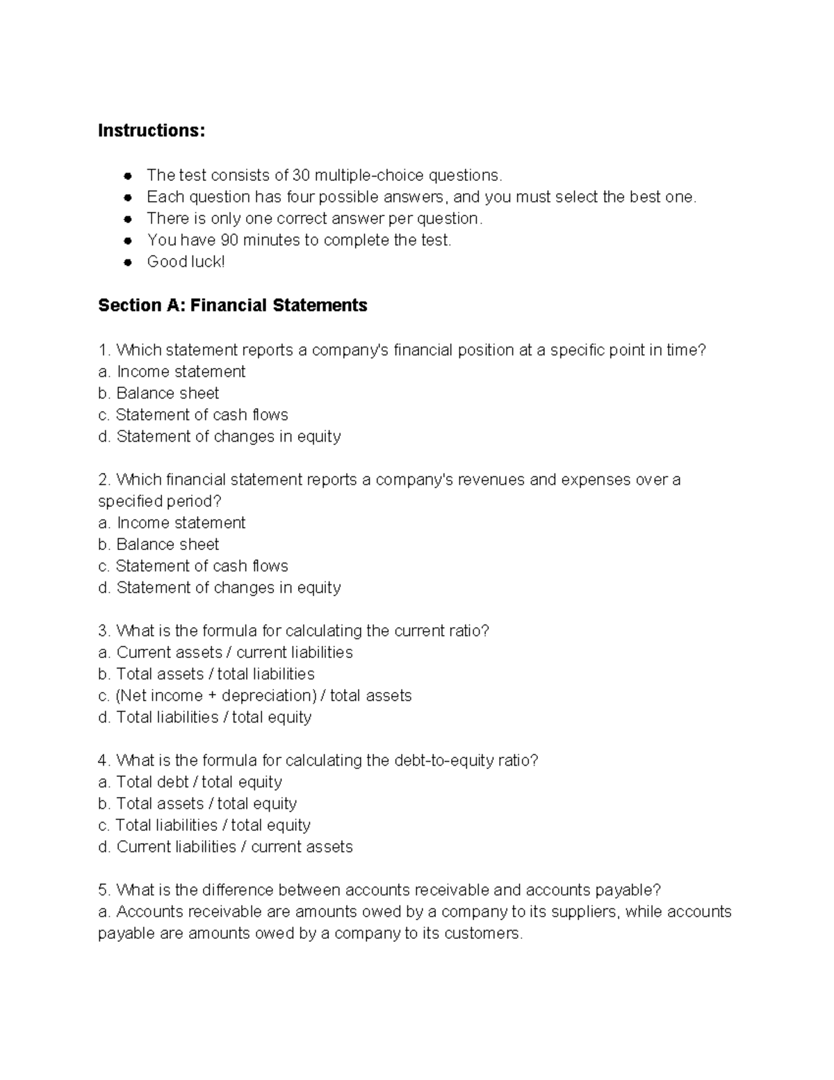 The Canadian Achievement Test (CAT) for Financial Decision-Making for ...