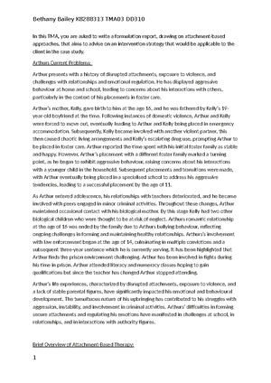 TMA01 DD310 Draft - Help with assignment - Produce a short report that ...