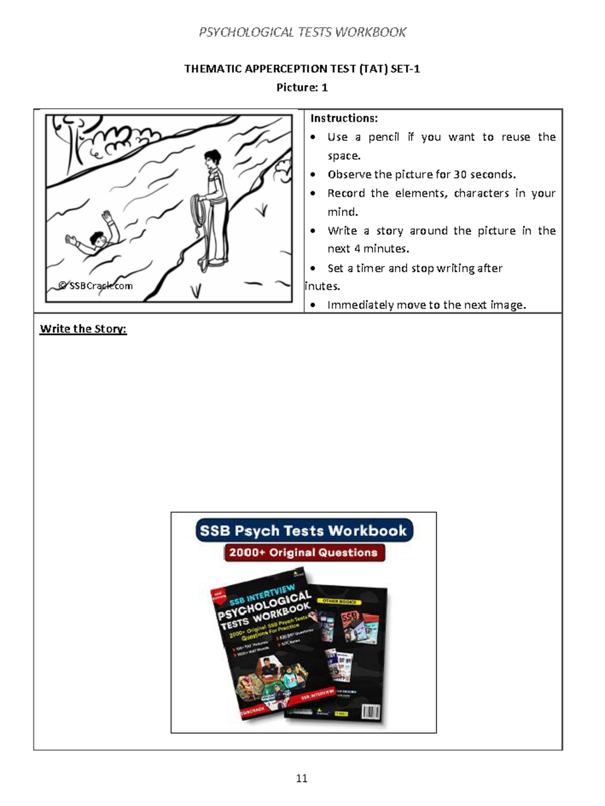 PPDT Pictures PDF Download - PSYCHOLOGICAL TESTS WORKBOOK THEMATIC ...