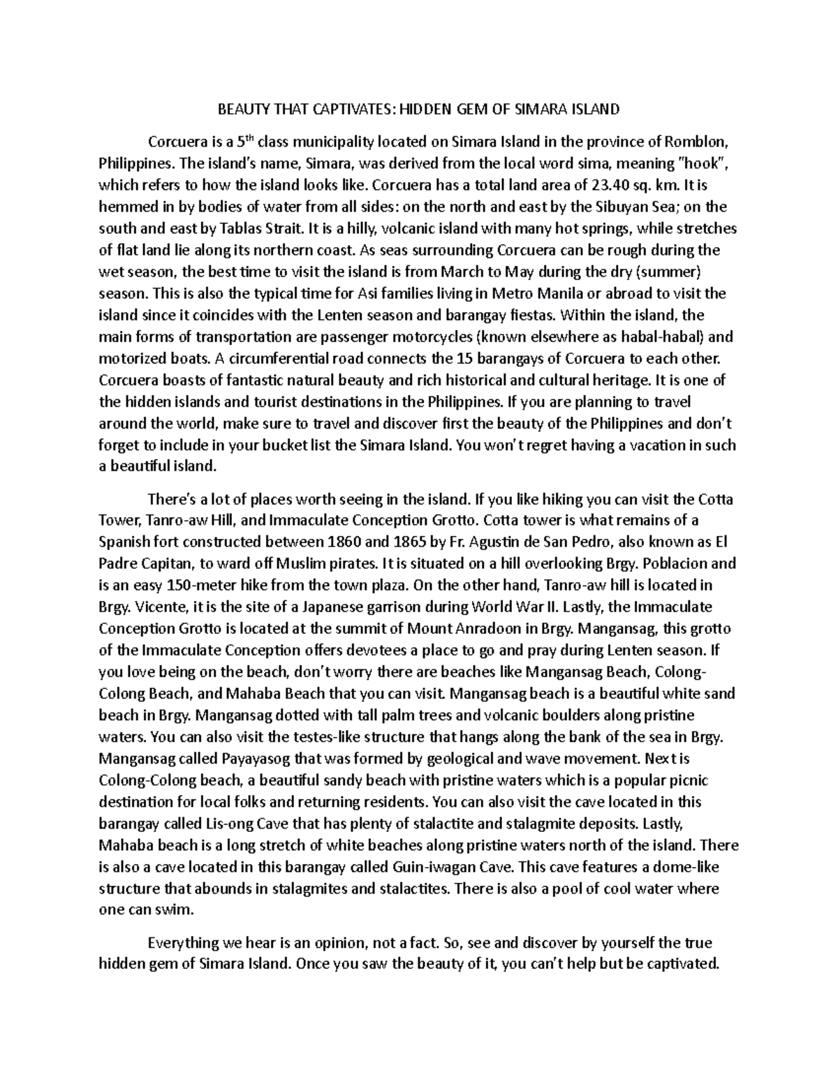 Beauty THAT Captivates - BEAUTY THAT CAPTIVATES: HIDDEN GEM OF SIMARA ...