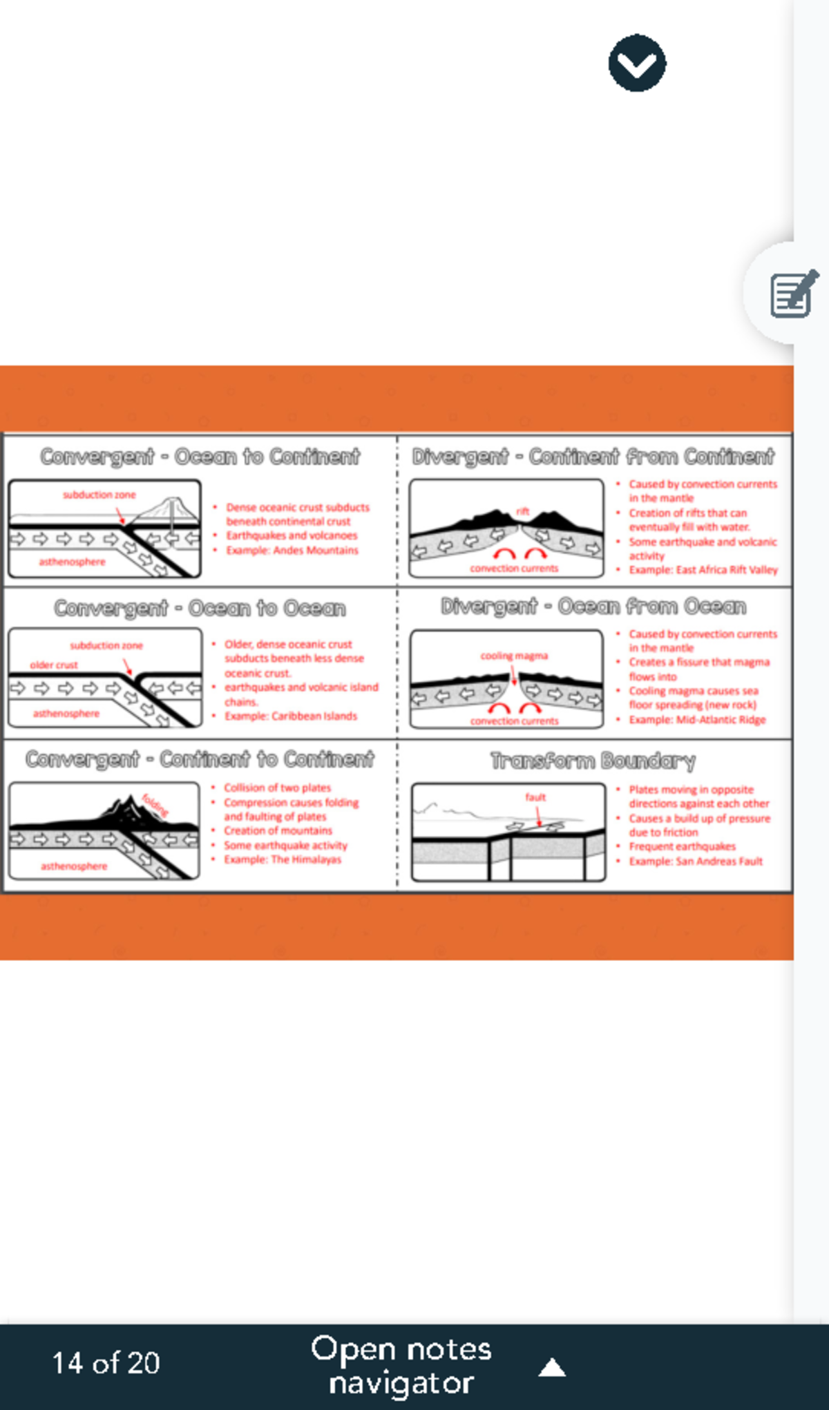Nearpod - 7th Grade Earth Review - 14 of 20 Open notes navigator - Studocu