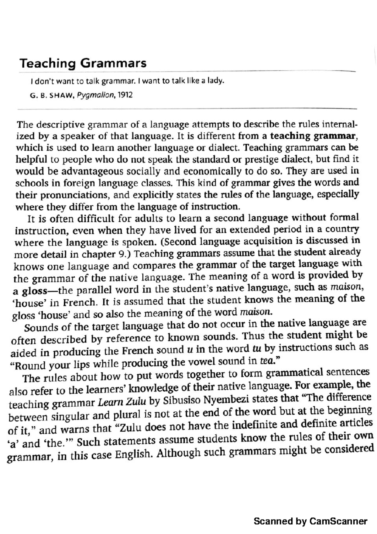 Fromkin Chapter 1 part2 - LCD 101 - QC CUNY - Studocu
