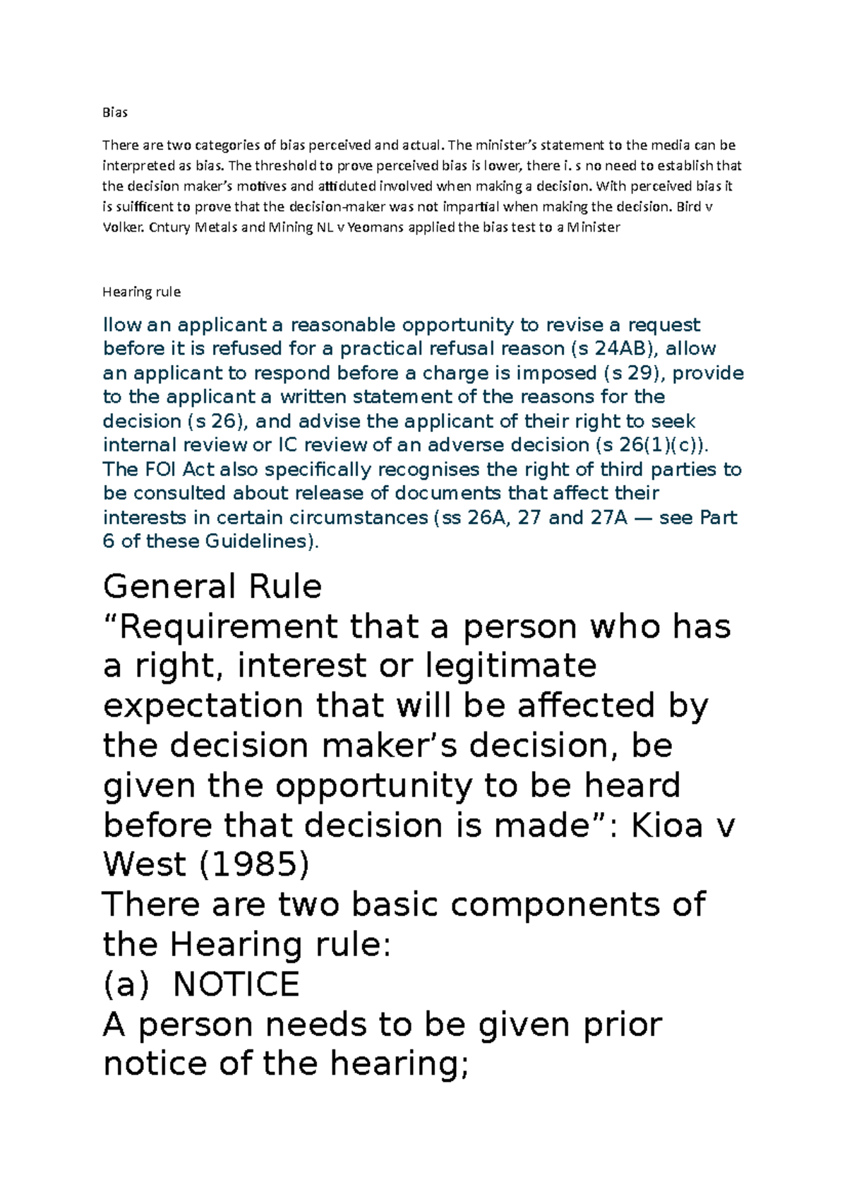 Bias Bias Notes Bias There Are Two Categories Of Bias Perceived And