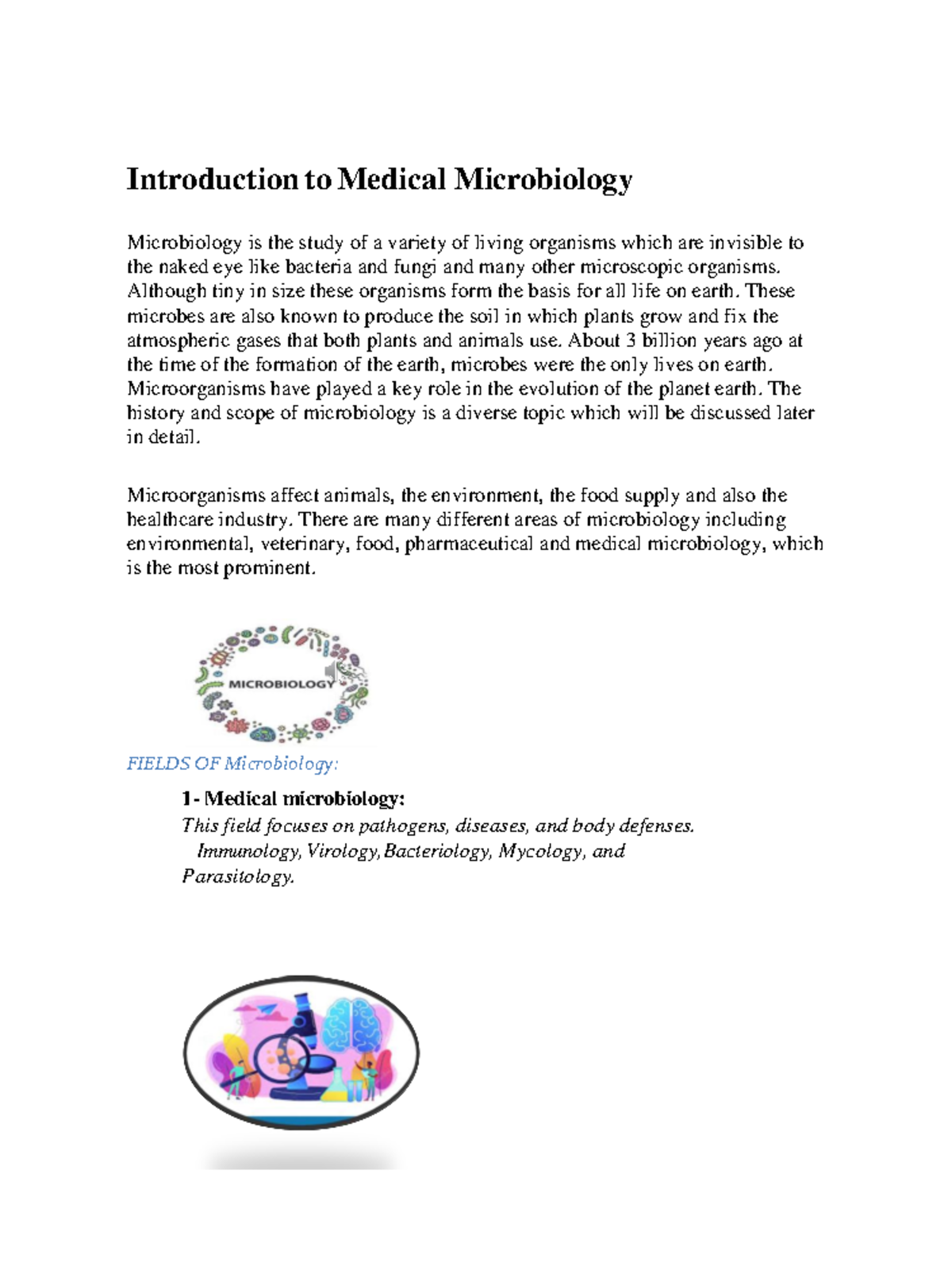 HESI Microbiology - Introduction to Medical Microbiology Microbiology ...