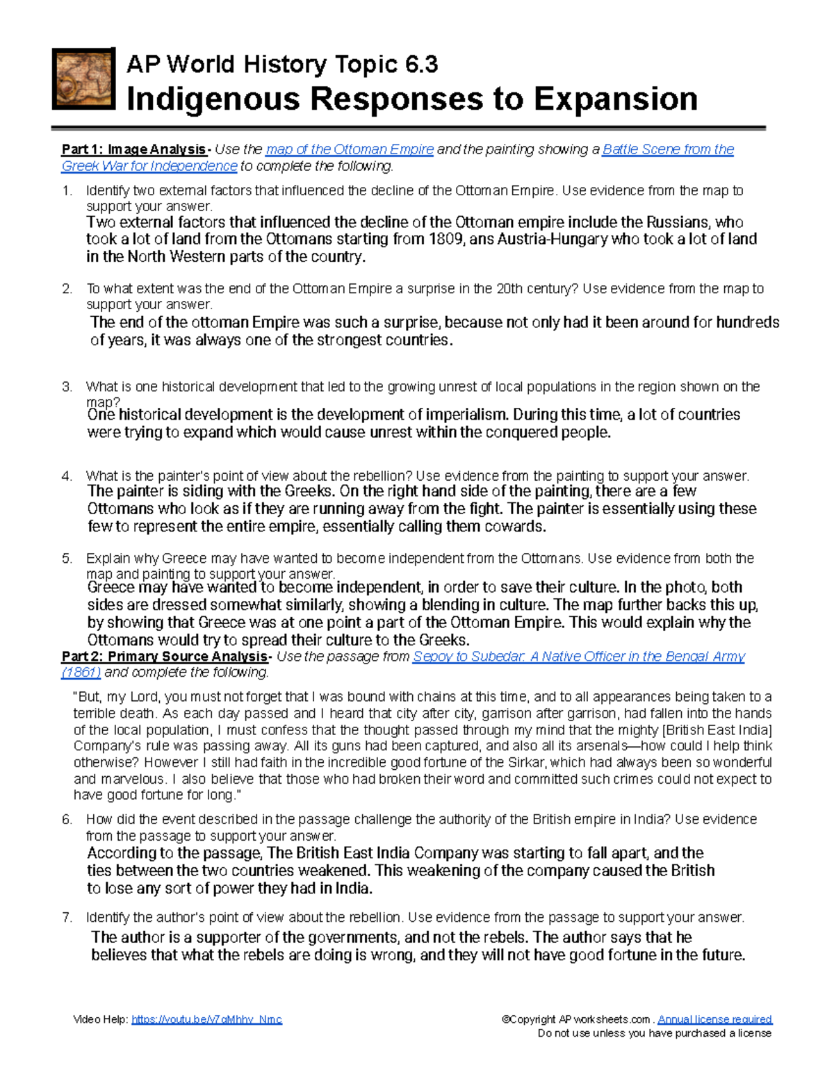 Topic 6 - Notes/Study Guide - AP World HiVWor\ Topic 6. IndigenoXV ...