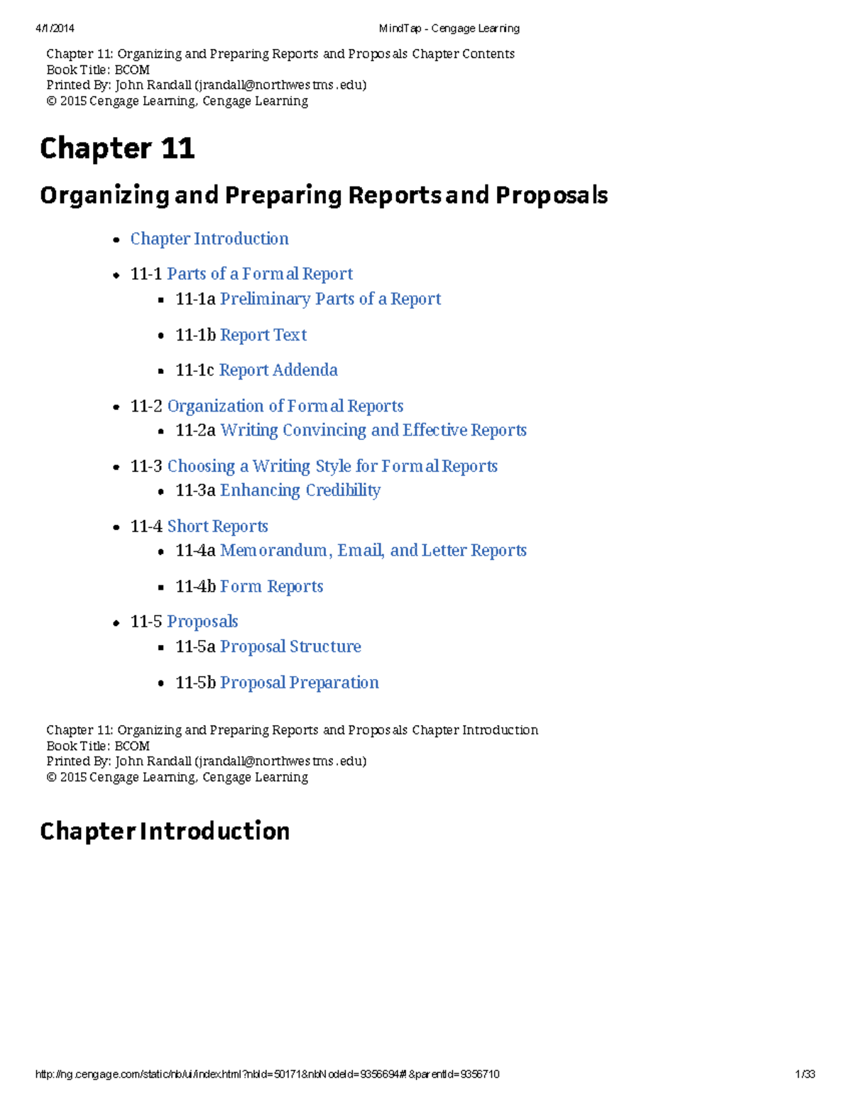 Chapter 11 Scanned - reff - Chapter 11: Organizing and Preparing ...