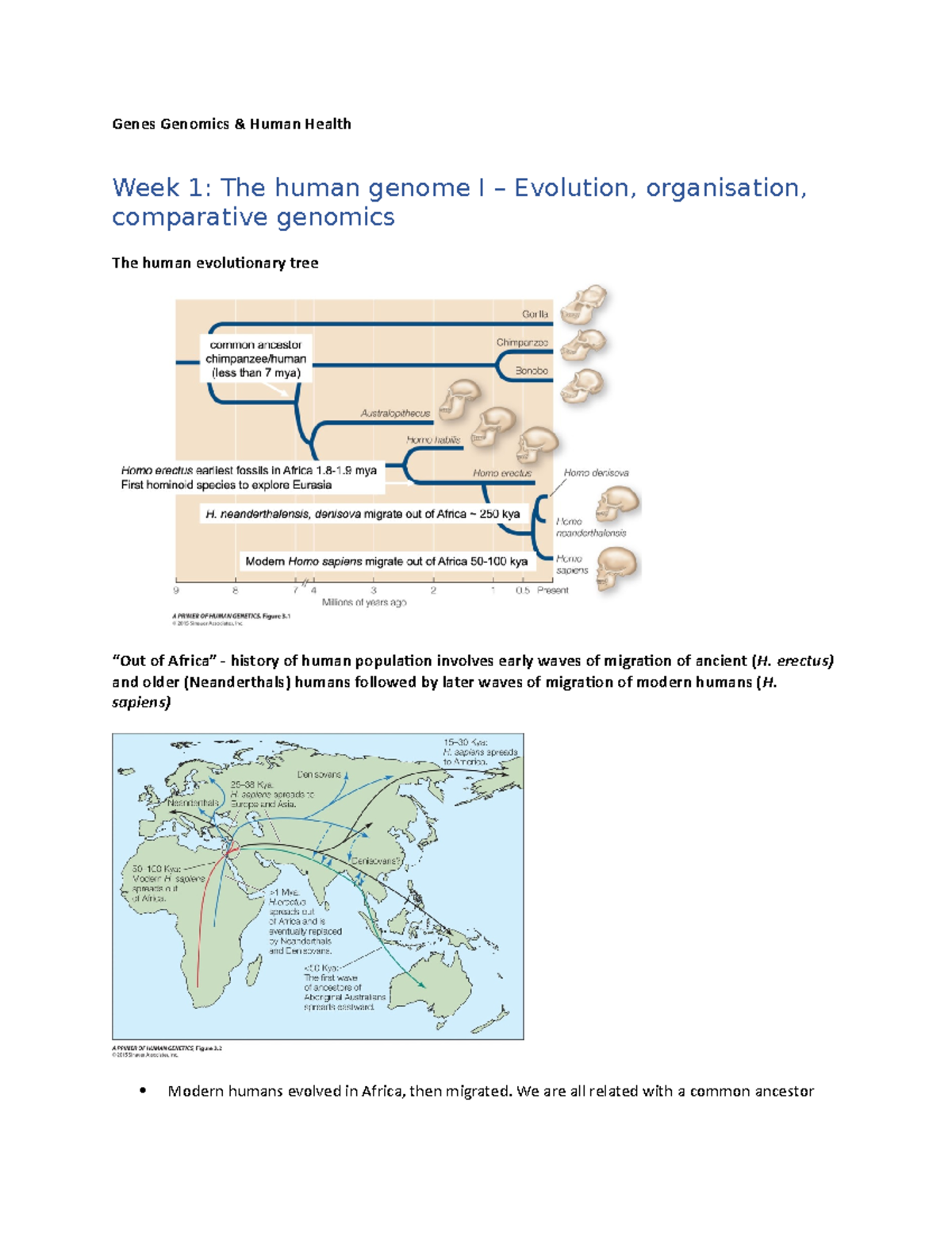 GGHH lecture notes - 300820 - UWS - Studocu