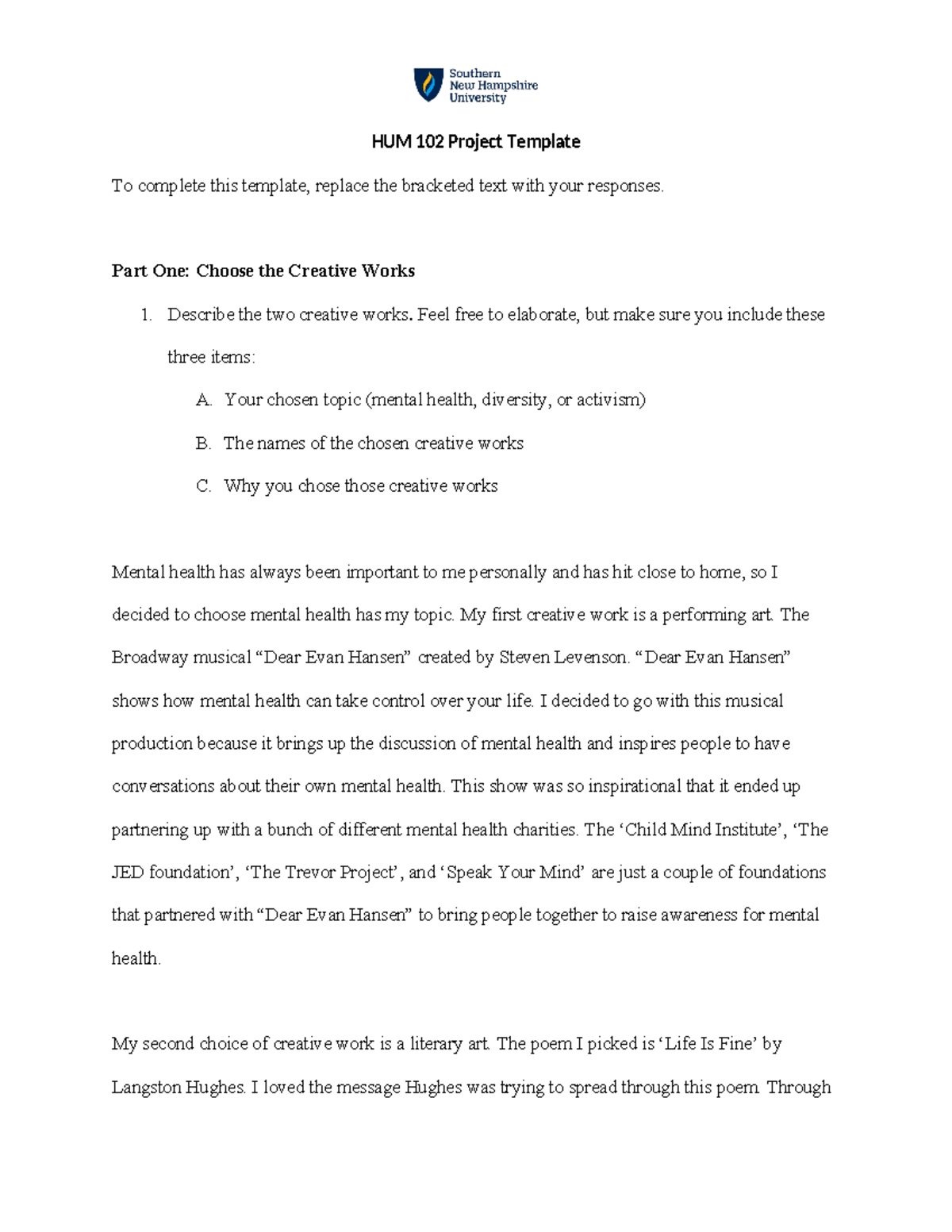 Module 7 Project - HUM 102 Project Template To complete this template ...