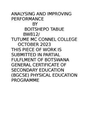 2024 Bgcse Revised Timetable Final - 05.09.2024tine table - BOTSWANA GENERAL CERTIFICATE OF ...