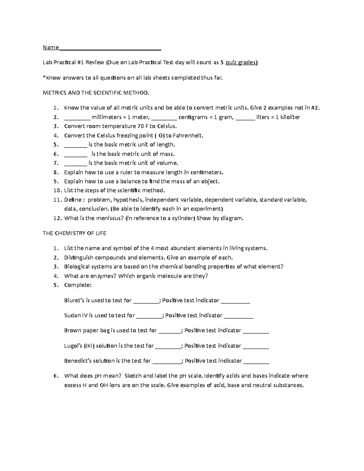 Prac 1 rev (2020) - Lab Review#1 - Name ...
