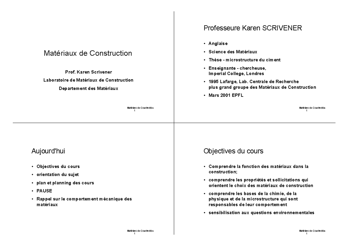 Compil-cours 1 - Cours de matériaux de construction, contrainte ...