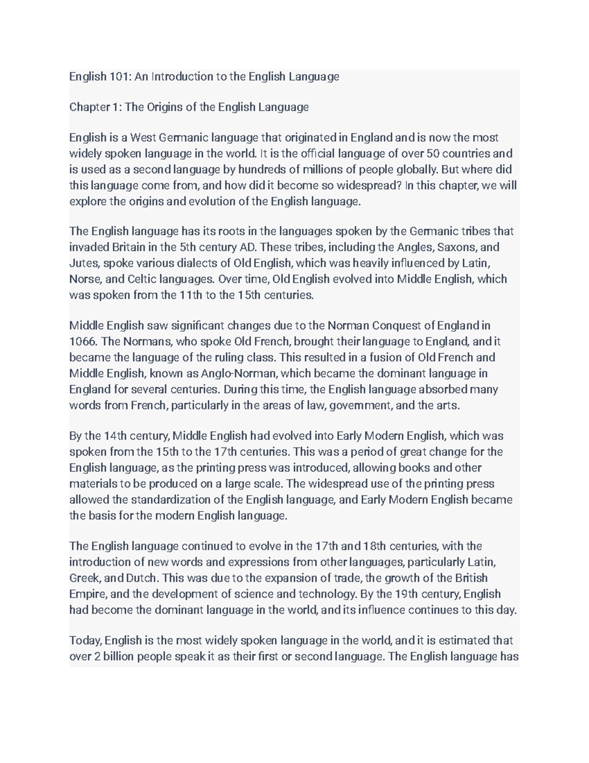 Composition I Chapter 1-5 - English 101: An Introduction to the English ...