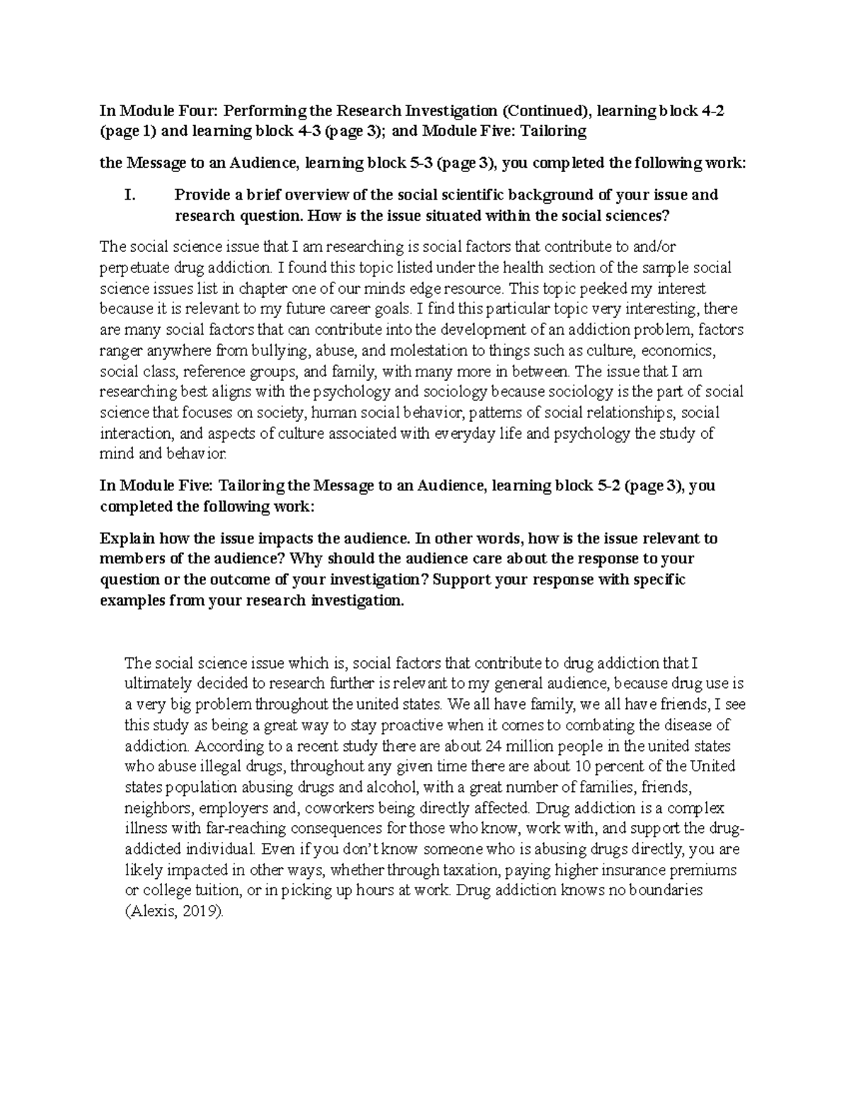 2-3 shorte answer - module two assignment - In Module Four: Performing ...