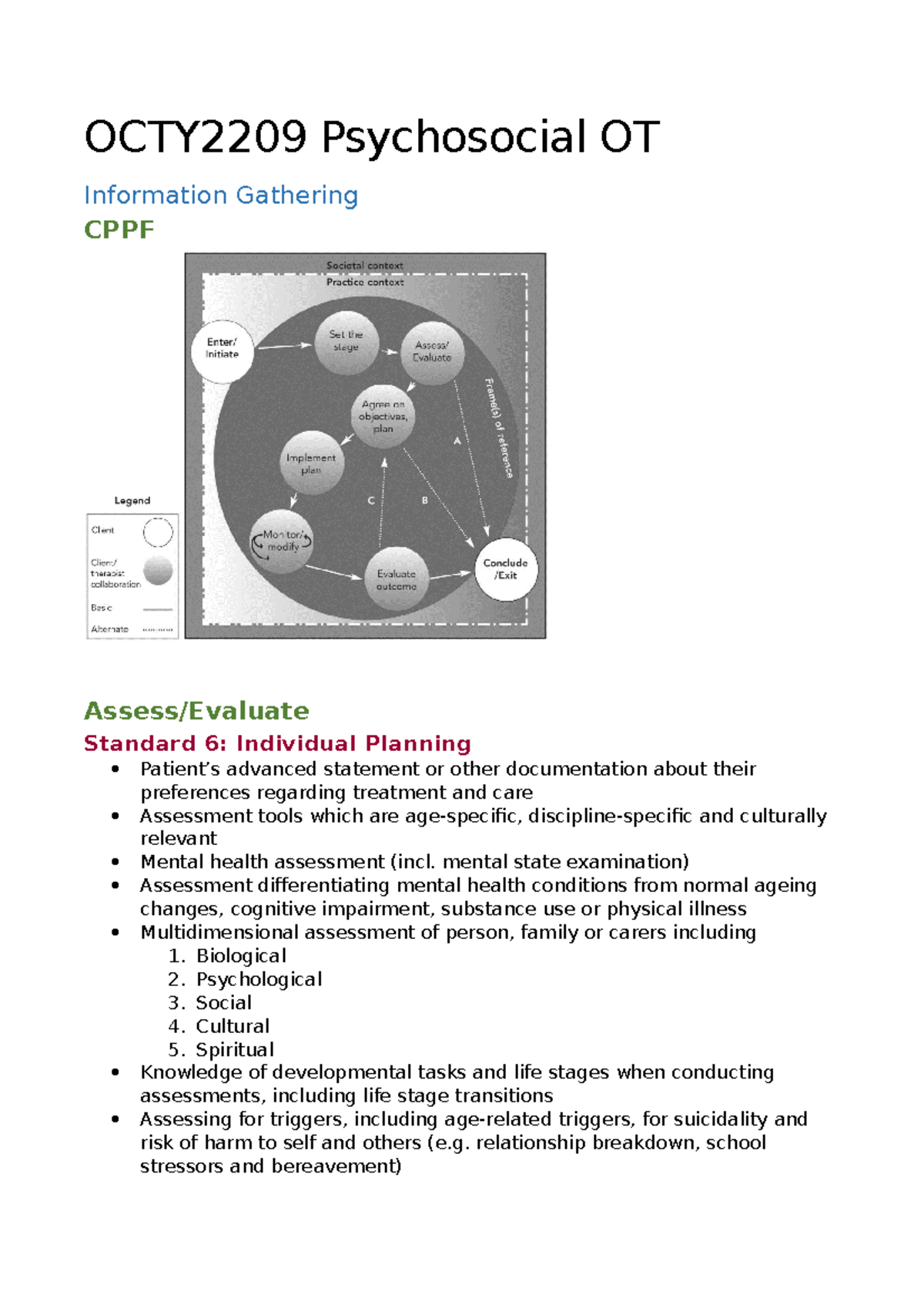 L1 OCTY2209 Psychosocial OT - OCTY2209 Psychosocial OT Information ...