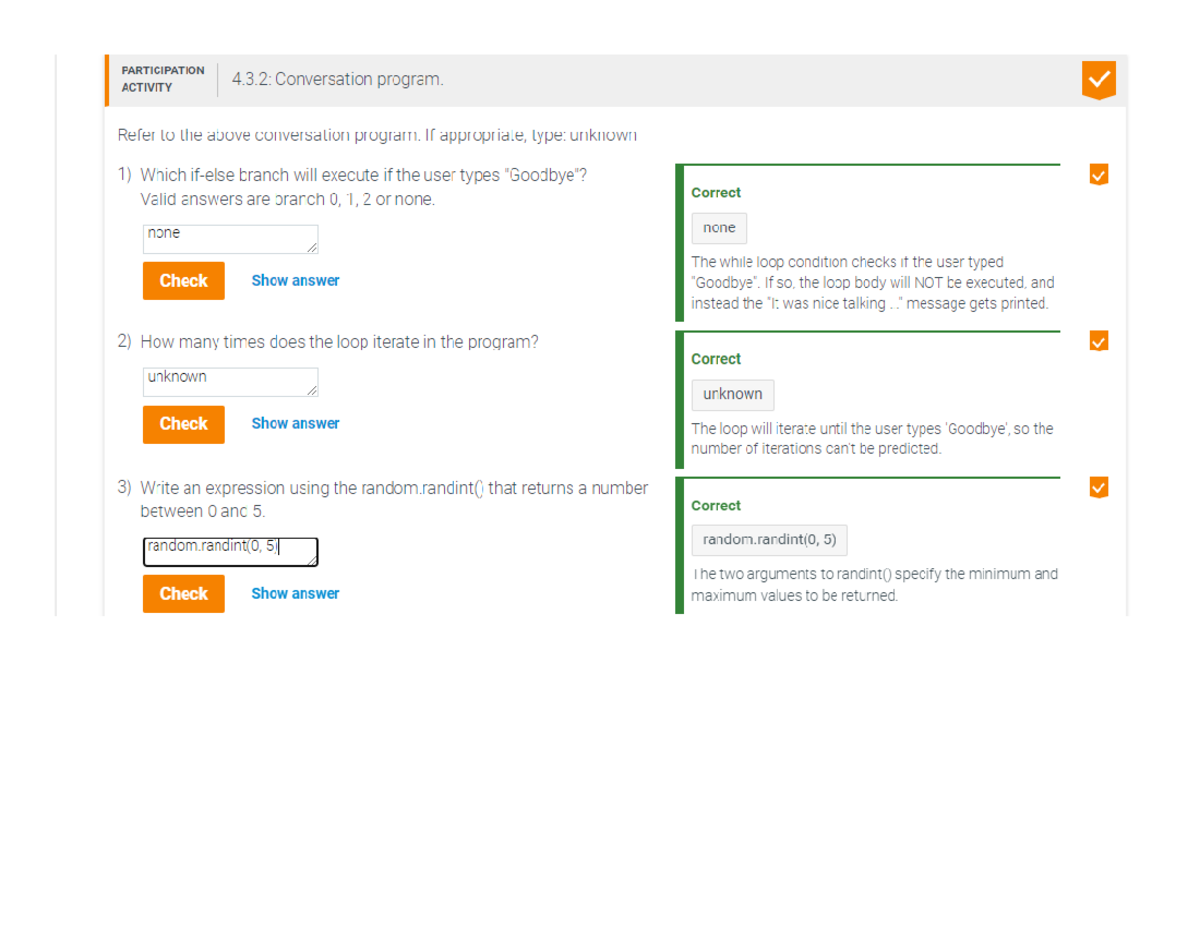 4.3.2 Conversation program - IT140 - Studocu