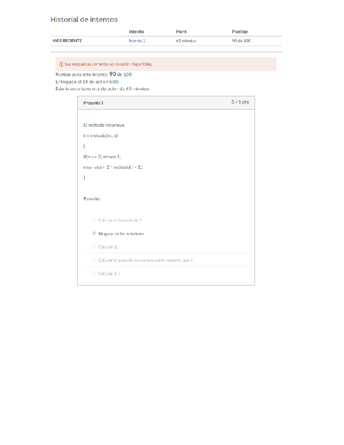 Evaluacion final - Escenario 8 Programacion de computadores 2024 - Historial de intentos Intento ...