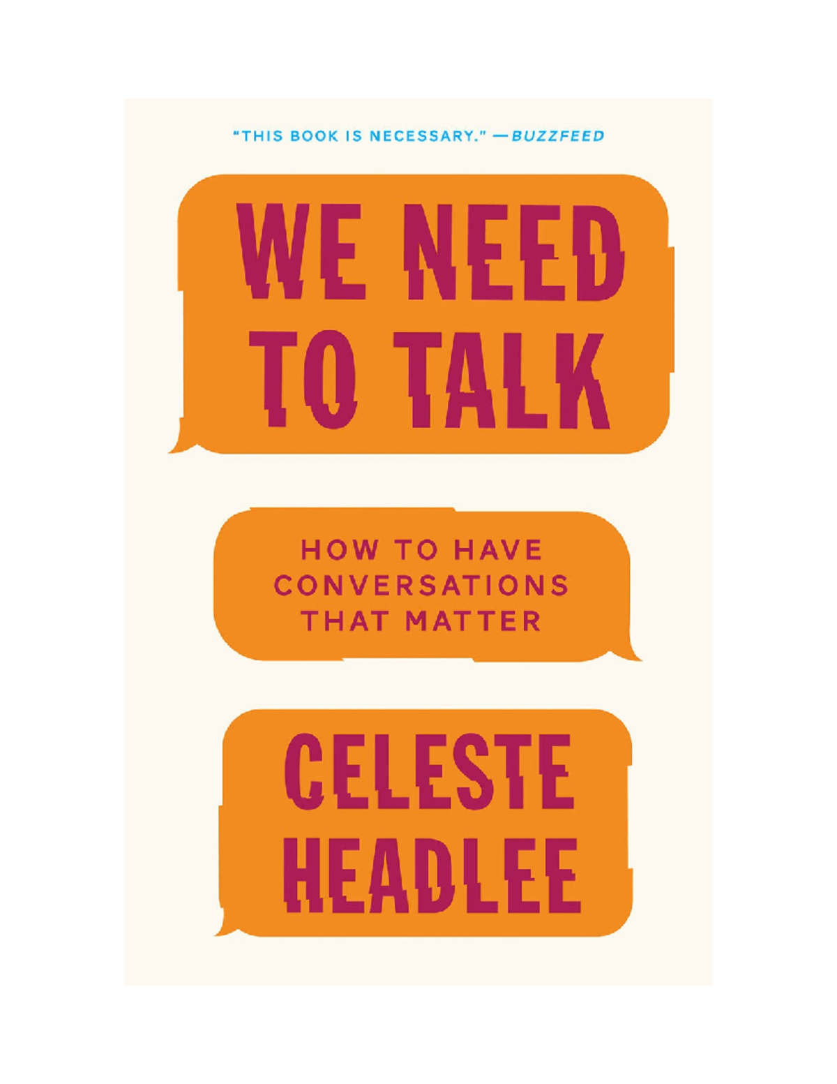 We need to talk how to have conversations that matter - CONTENTS Cover ...