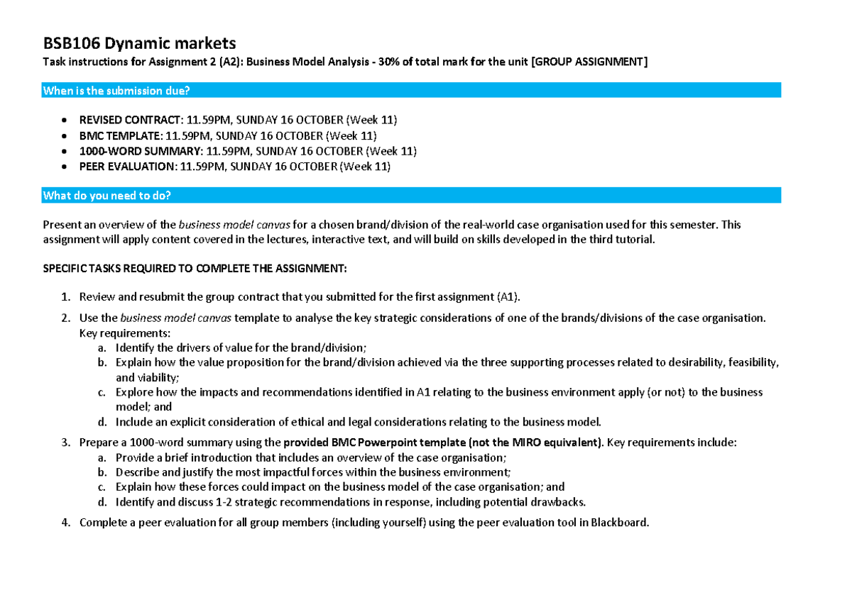CRA - A2 2022 v4.2 (110822) - BSB106 Dynamic markets Task instructions ...