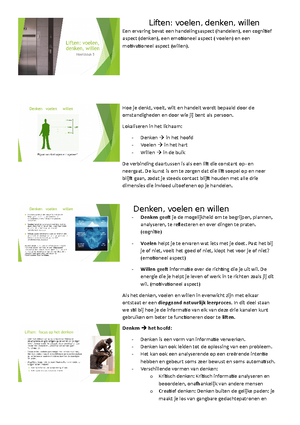 SV Reflectievaardigheden hfd 1 - Reflectievaardigheden 1. LEREN Geen ...