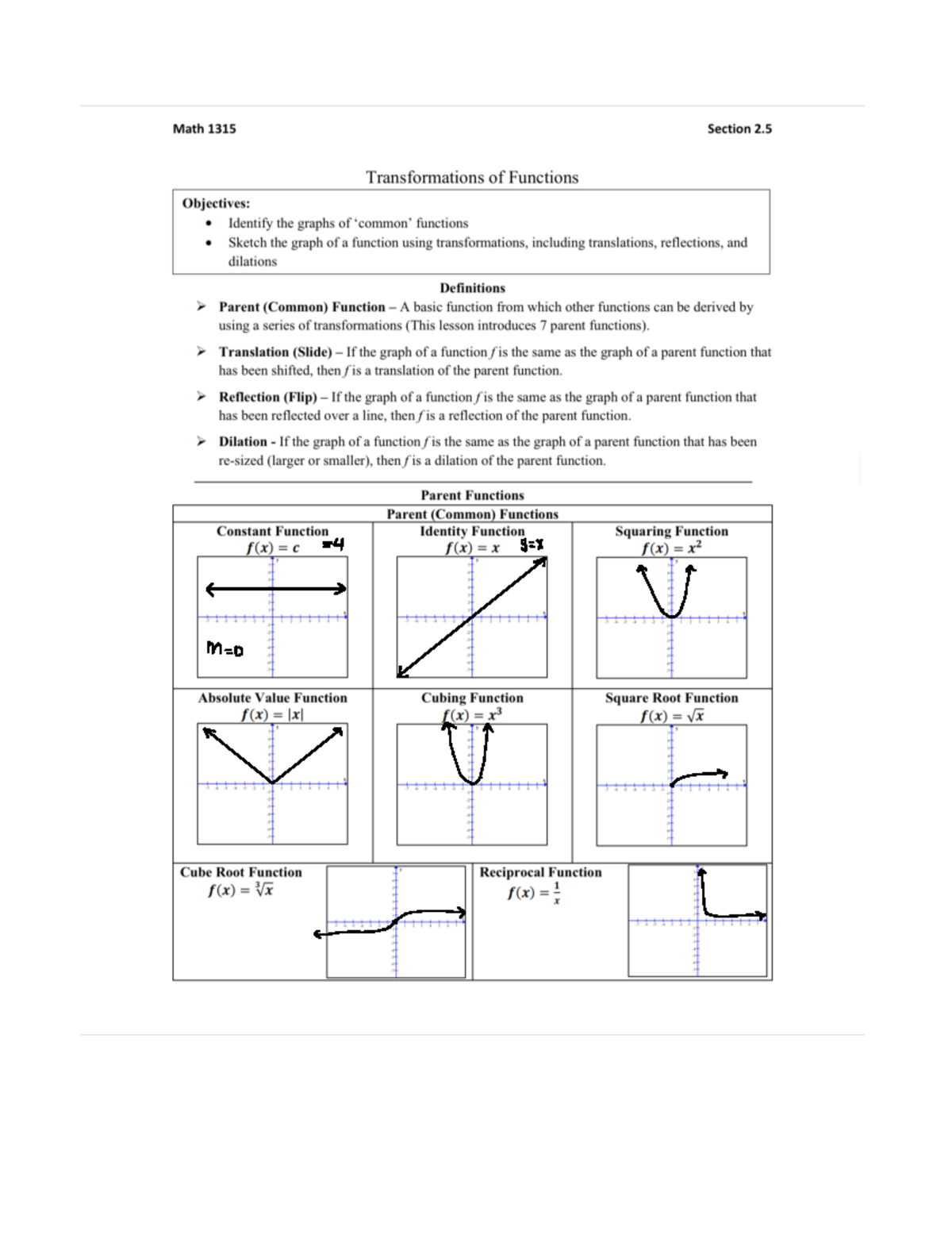 2.5 college algebra practice problems - 4 y y i s Mso I in ####### if I ...