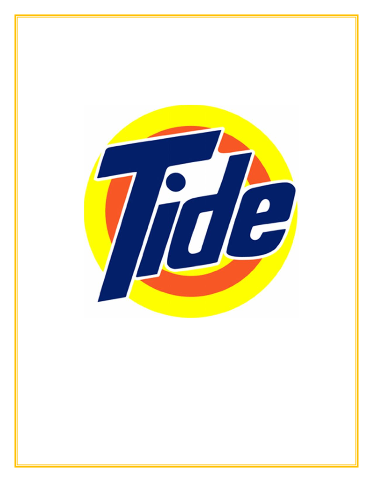 Marketing mix tide - BRAND: TIDE COMPANY: P&G Company Overview Procter ...