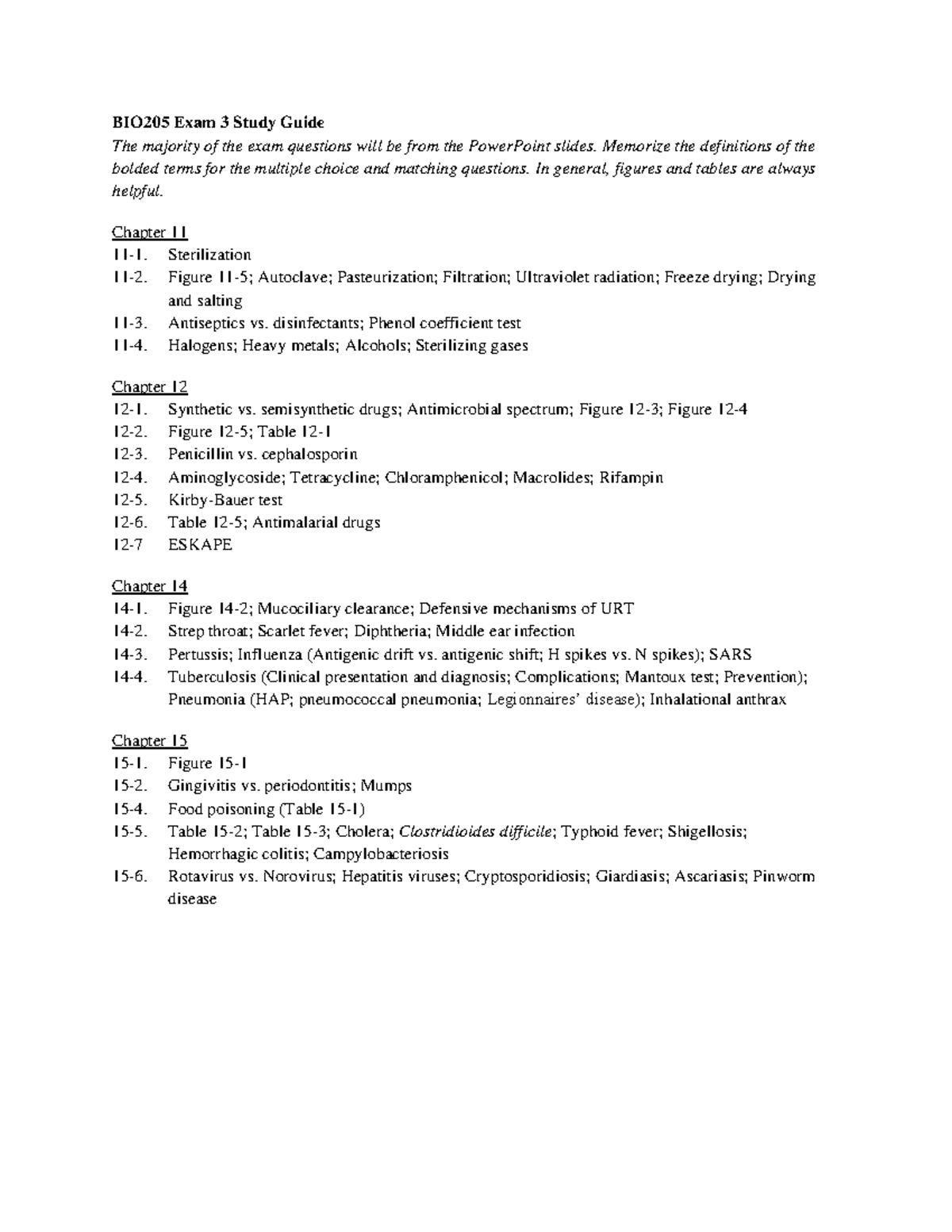 BIO205 Exam 3 Study Guide - BIO205 Exam 3 Study Guide The majority of ...