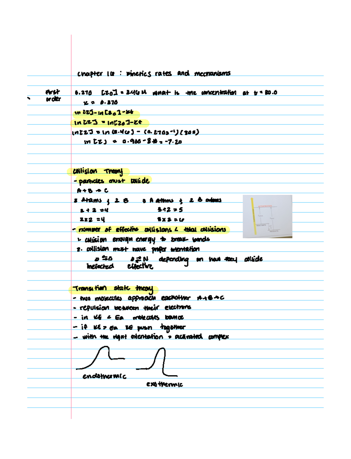 Chapter 16 Kinetics Rates and Mechanisms Lecture Notes - chapter ice ...