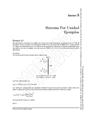 Sistema por Unidad PU - Ejercicios resueltos - Sistema por Unidad – PU Ejemplos Para el ...