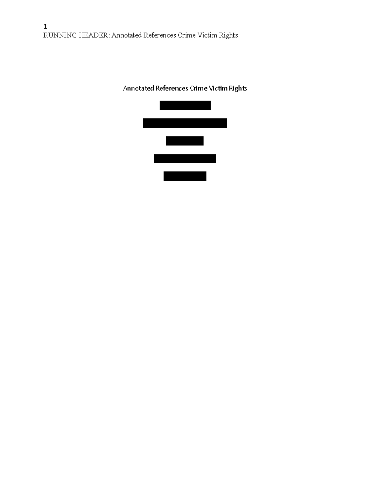 3.5.- Annotated References Crime Victim Rights - RUNNING HEADER ...