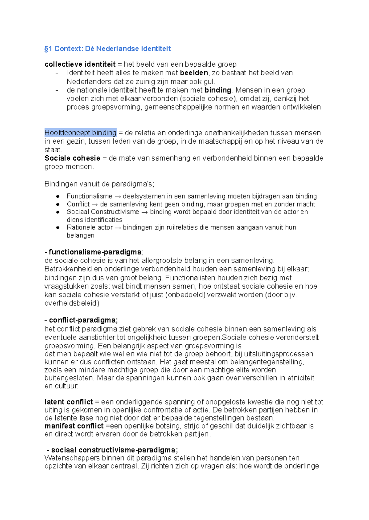 §1 Context Dé Nederlandse identiteit - §1 Context: Dé Nederlandse ...