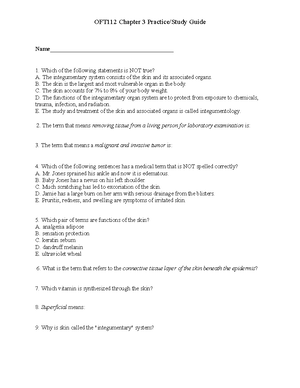 Chapter 4 Practice-Study Guide - OFT112 Chapter 4 Practice/Study Guide ...