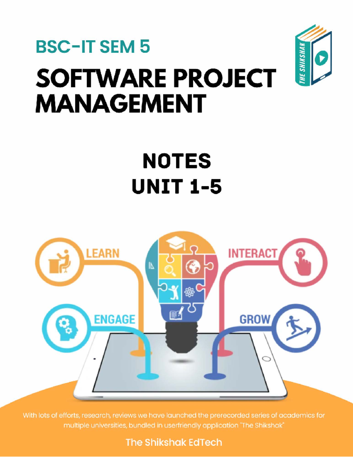 THE Shikshak TYIT SEM 5 Software Project Management FULL Notes Topic ...