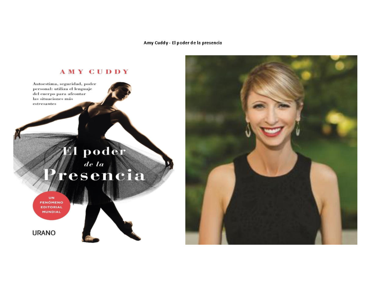 601834047 Amy Cuddy El Poder de La Presencia Compress - Amy Cuddy - El ...