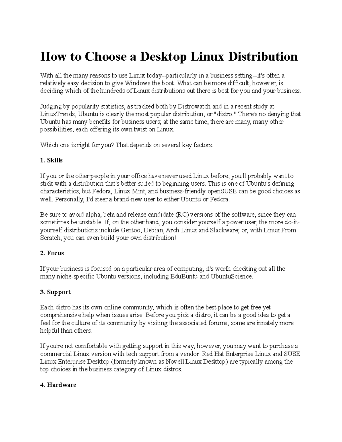 Linux Distribution How To Choose A Desktop Linux Distribution With All The Many Reasons To Use 