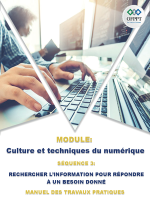 Chapitre 0 - Informatique - Généralités sur l’Informatique Module : Informatique 1 ...