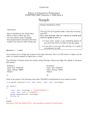 COMP2017 2023 A3 v1 - COMP2017 9017 Assignment 3 This assignment is worth 5% + 10% + 30% of your ...