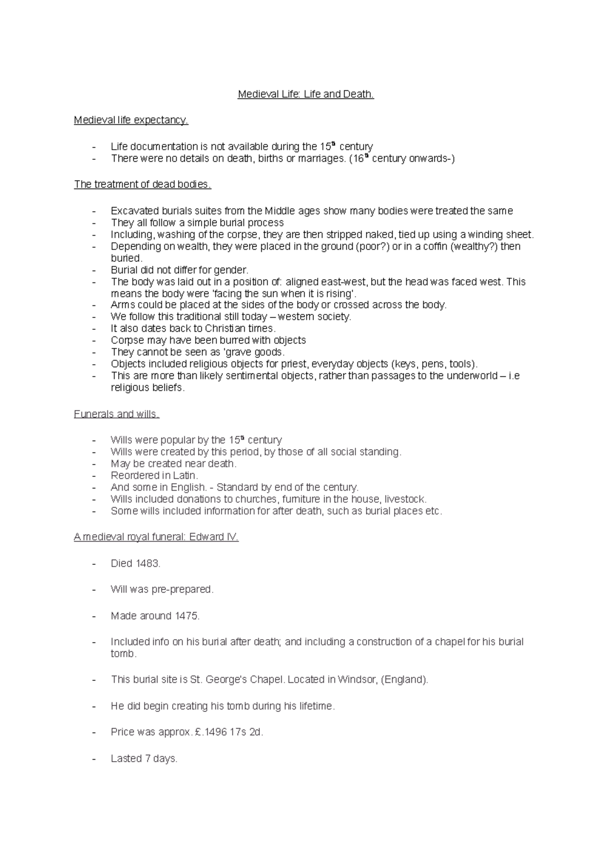 Medieval England: Town life. - Medieval Life: Life and Death. Medieval ...