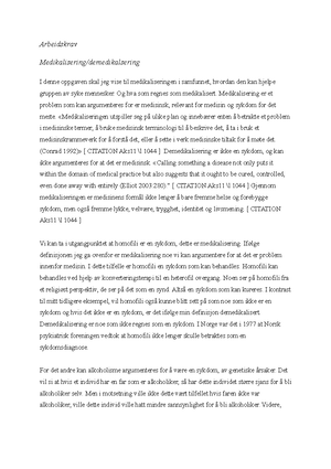 [Solved] drft pstanden skillet med det normale og sykelige er sosial ...