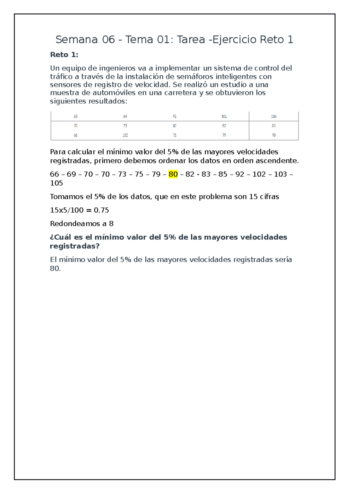 Semana 06 Tema 01 Tarea Ejercicio Reto 1 - Semana 06 - Tema 01: Tarea -Ejercicio Reto 1 Reto 1 ...