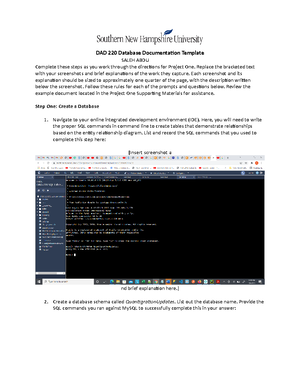 DAT-325 Project Three 04-17-2022 - DAT 325 Project Three Template Data ...