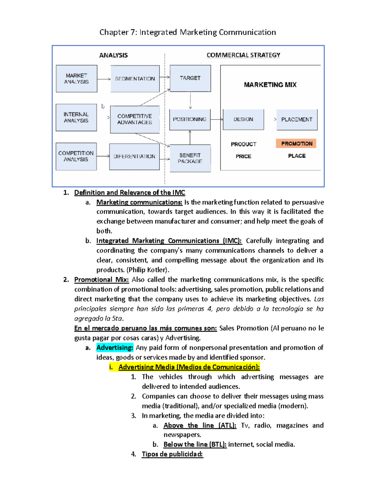 Chapter 7 - Marketing Mix - Promotion - Chapter 7: Integrated Marketing ...
