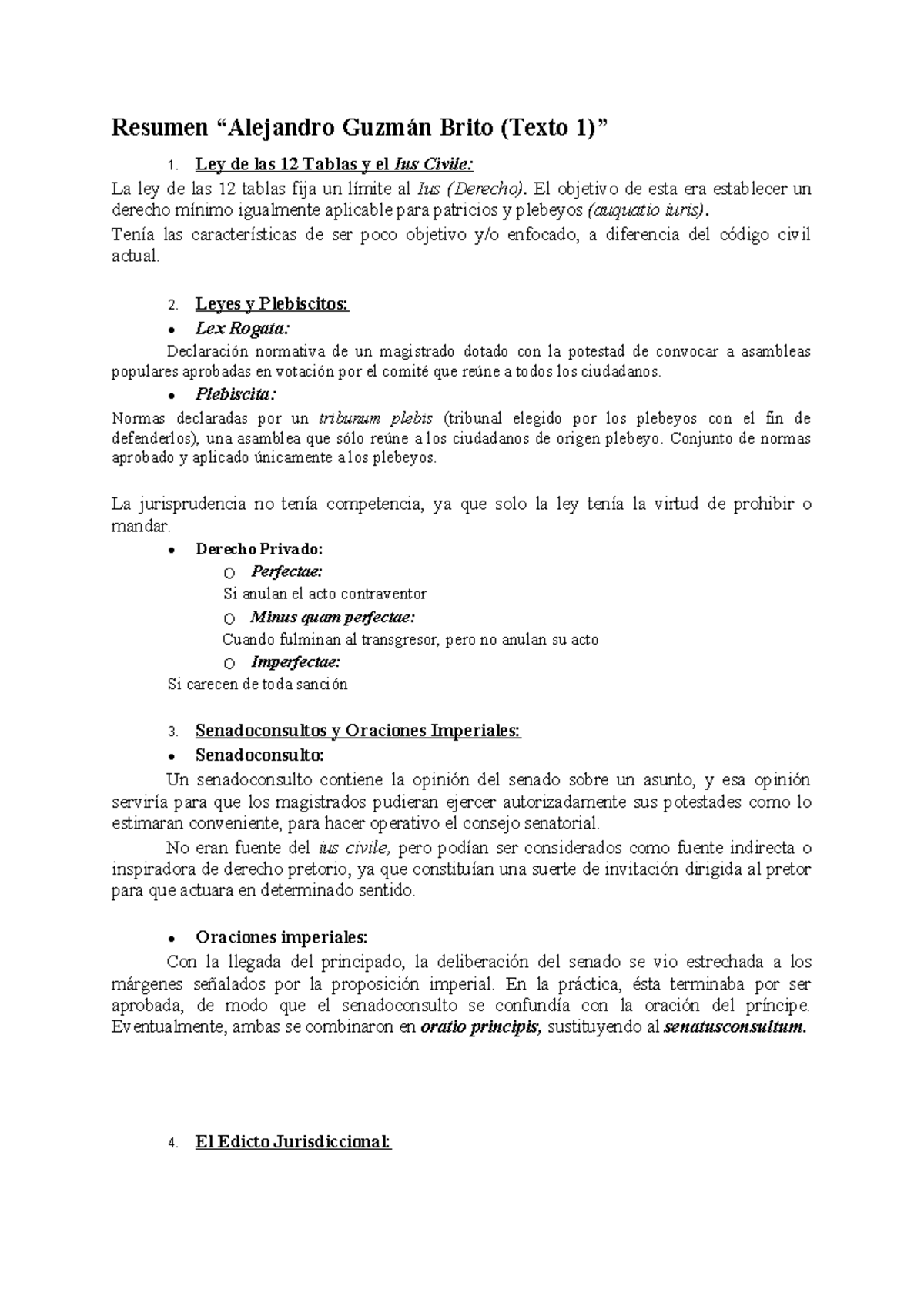 Resumen Alejandro Guzmán Brito - Resumen “Alejandro Guzmán Brito (Texto ...