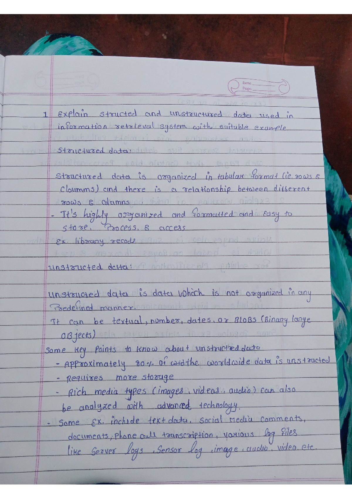 Doc Scanner 29-Sep-2024 11-11 am - Date Page 1 Explain structed and ...