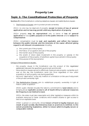 Mac Donald - PROPERTY LAW CASE SUMMARY - - Studocu