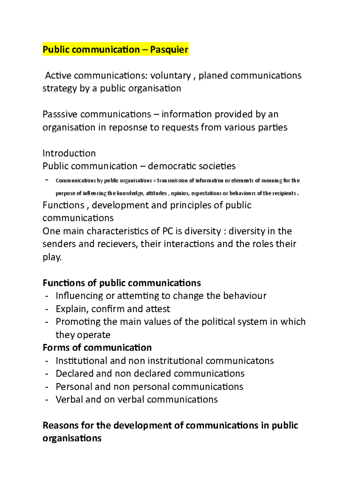 Public com - Public communication Pasquier Active communications ...