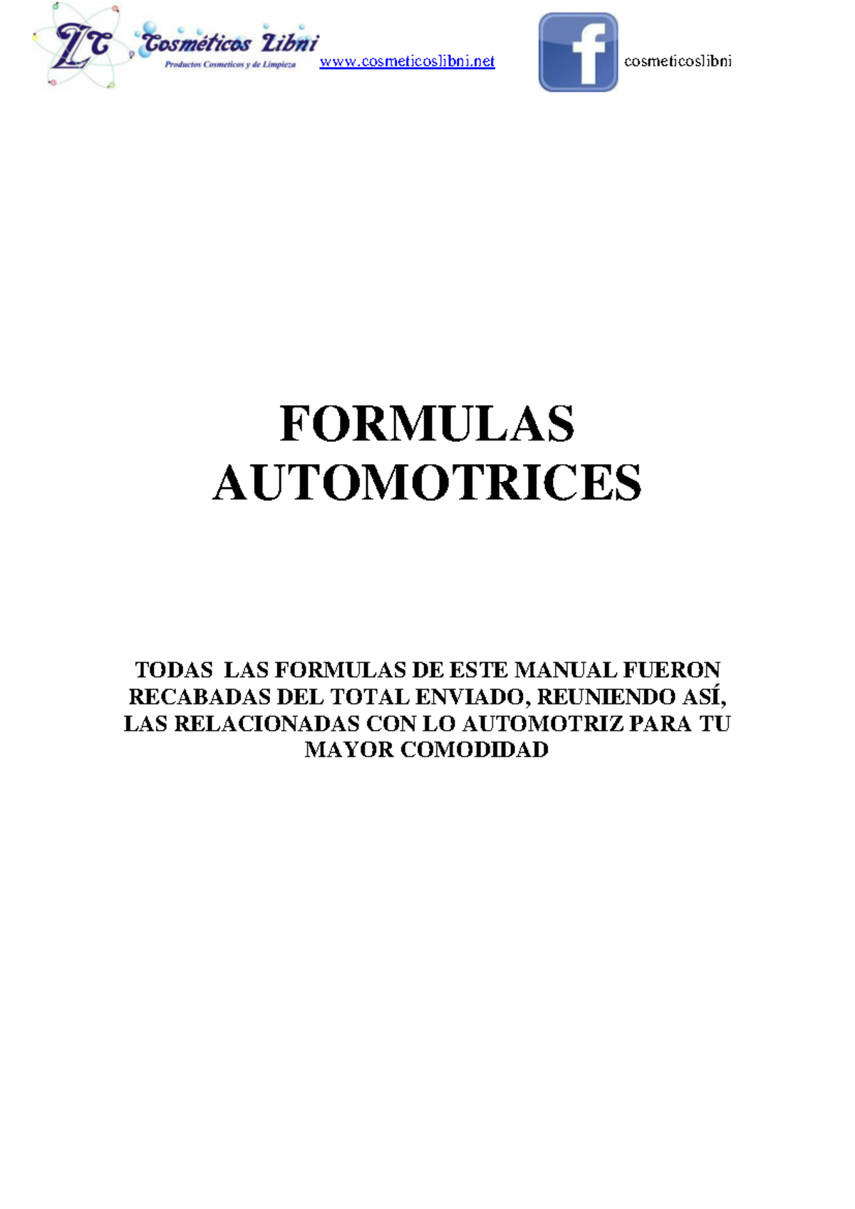 Formulas Automotrices Todas LAS Formulas - FORMULAS AUTOMOTRICES TODAS ...